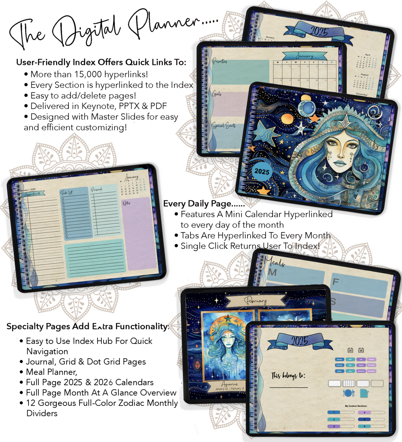 Toolkit #25 - 2024 Zodiac Planner - PLR of The Month Club